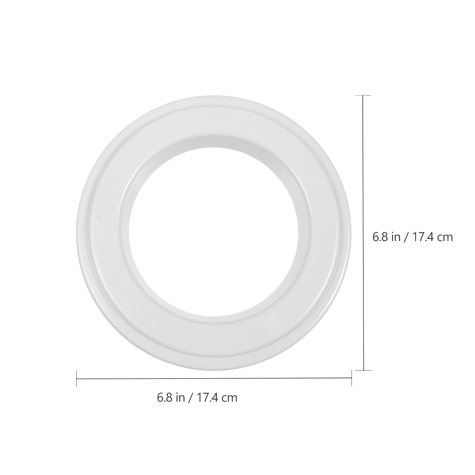 Кольцо Для Пиццы Из Прочного Материала Белого Цвета 17.4X17.4X2.1Cm