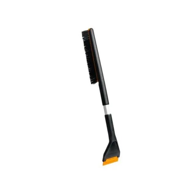 Щетка для снега 63см со скребком Plus FISKARS (щетка-сметка снеговая, съемный скребок) (1078495 )