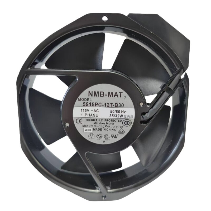 5915PC-12T-B30 115VAC Вентилятор для охлаждения инвертора NMB 150x172x38 мм