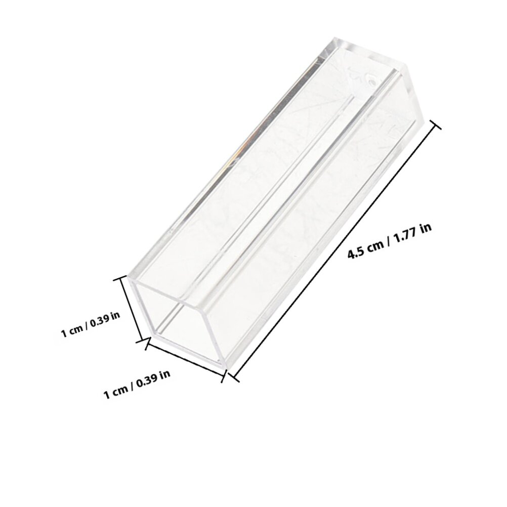 8 Пcs Прозрачные Кюветы Из Пластика Точного Размера 4.50X1.00X1.00CM
