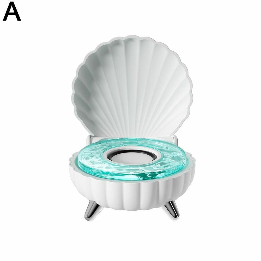 Мини-динамик Bluetooth для спальни, RGB-динамик в форме ракушки