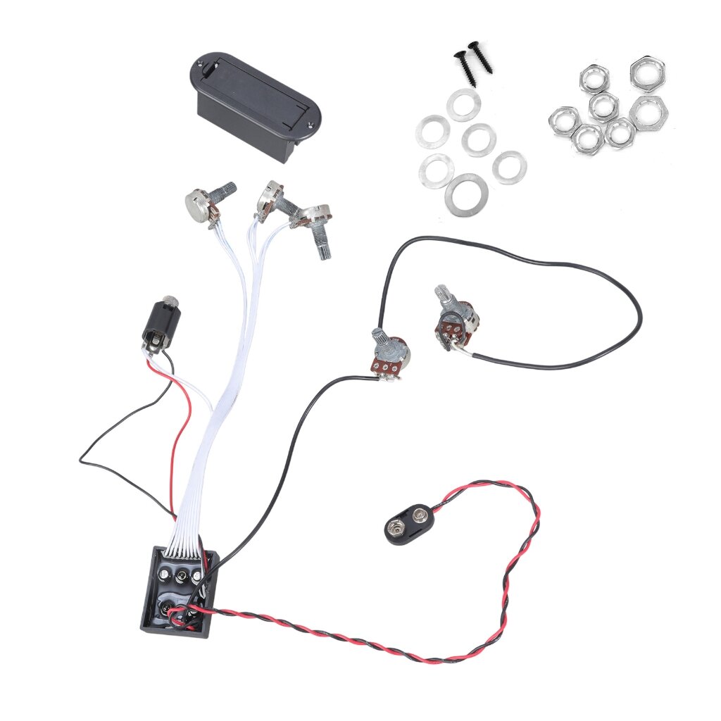 Схема Активного Предусилителя EQ-B3T Для Замены Аксессуаров Для бас-гитары