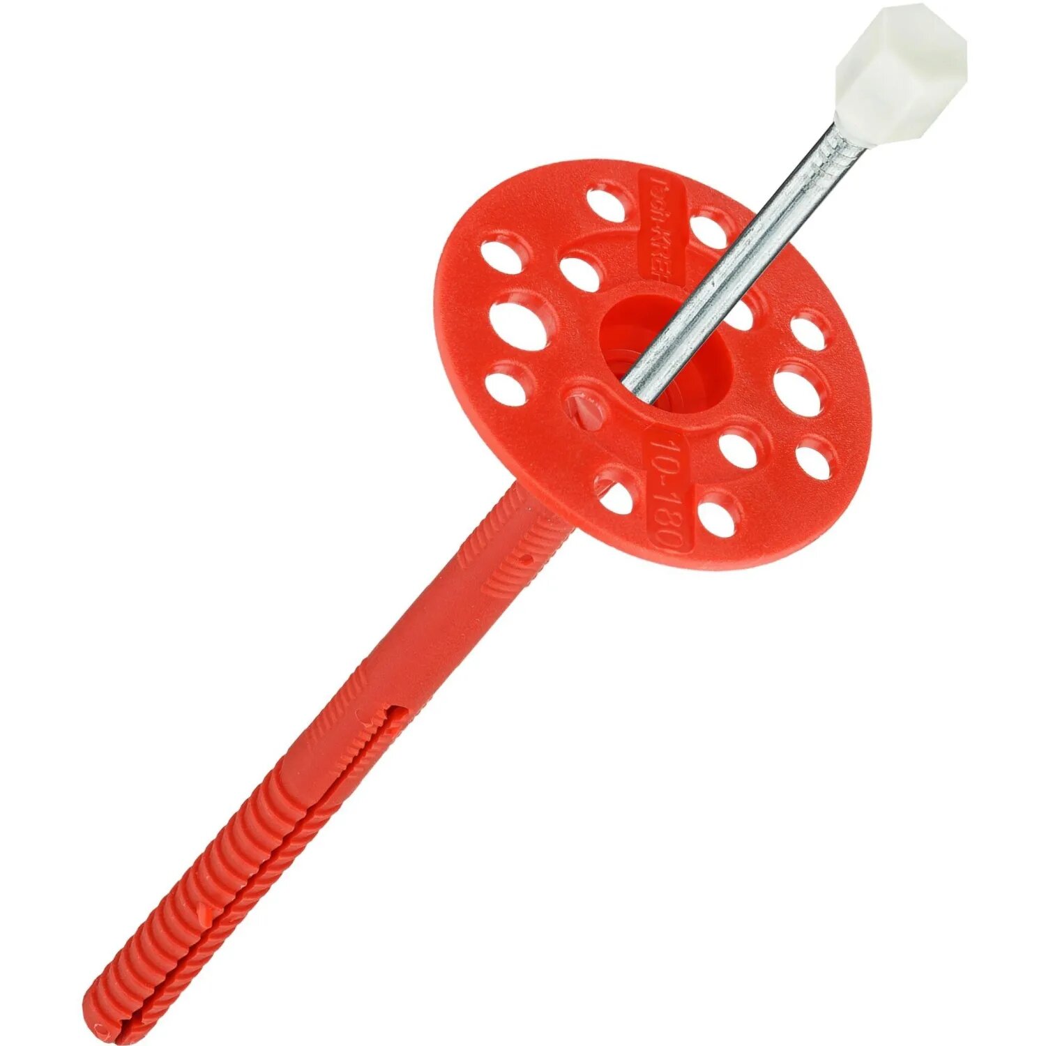 Дюбель для теплоизоляции 10х180 с гвоздём с термоголовой(200 шт/уп)(130103)