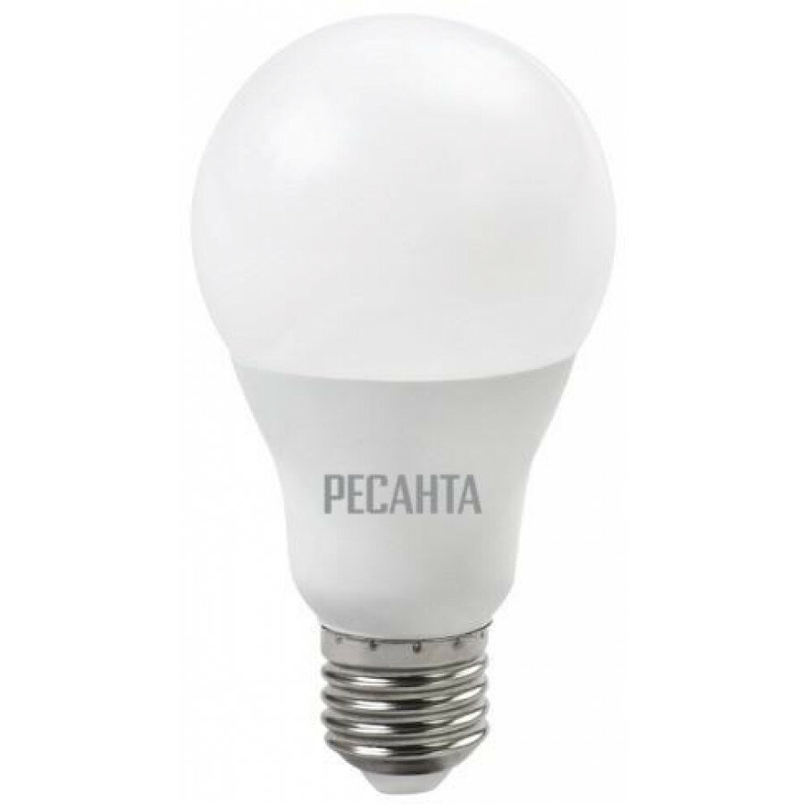 Лампа светодиодная 15W LL-R-A65-15W-230-4K-E27 груша нейтральный РЕСАНТА