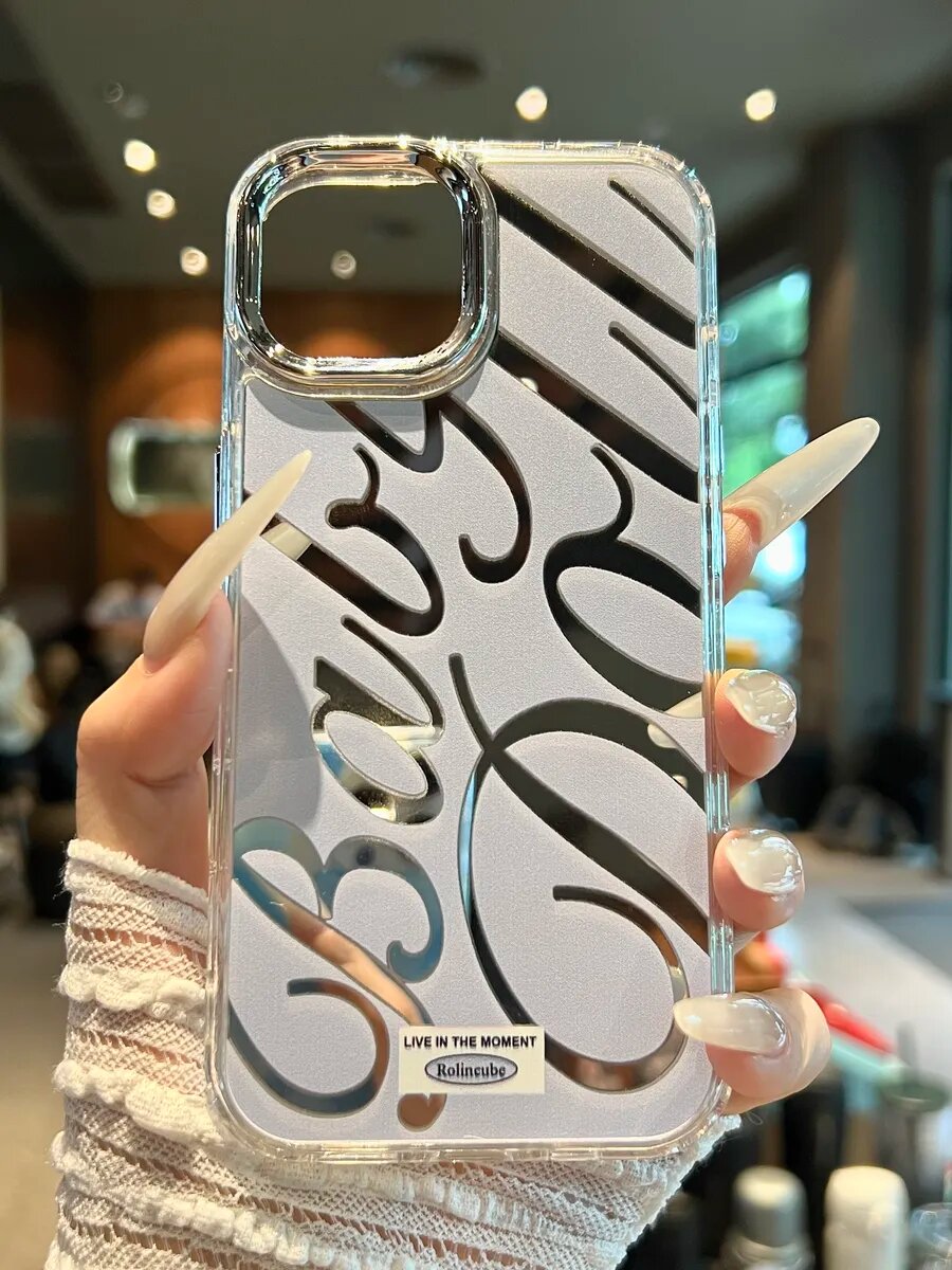 Чехол О'кейси, для iPhone 13, голубой/серебристый, защита камеры