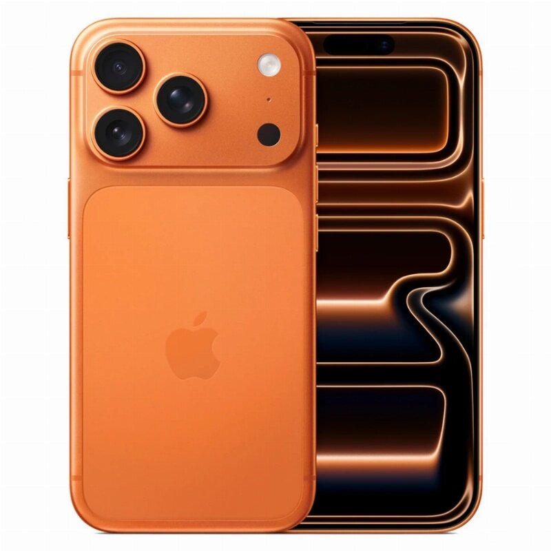 Смартфон Apple iPhone 17 Pro 256 GB, Dual SIM (nano SIM + eSIM), Cosmic Orange