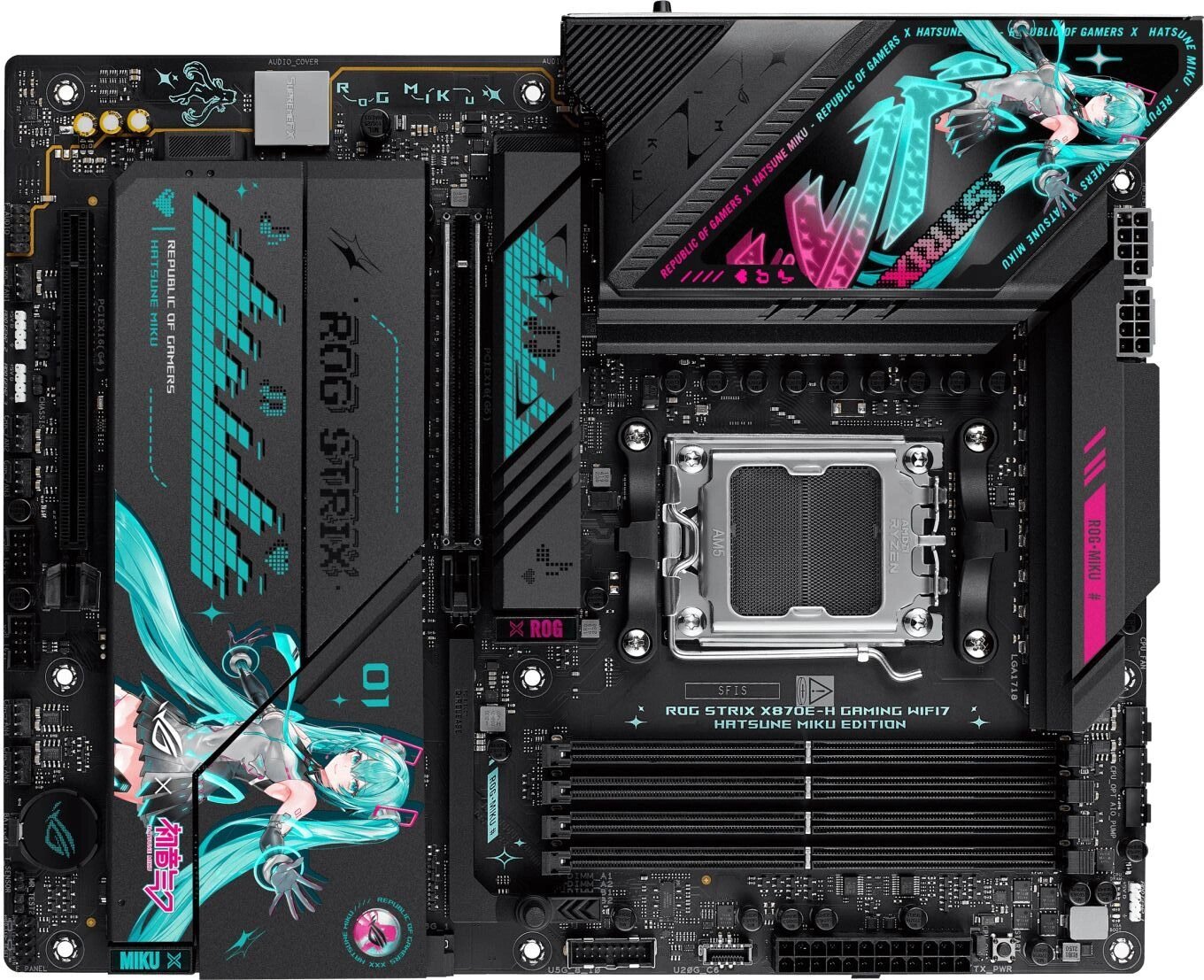Материнская плата Asus ROG STRIX X870E-H GAMING MIKU Sock