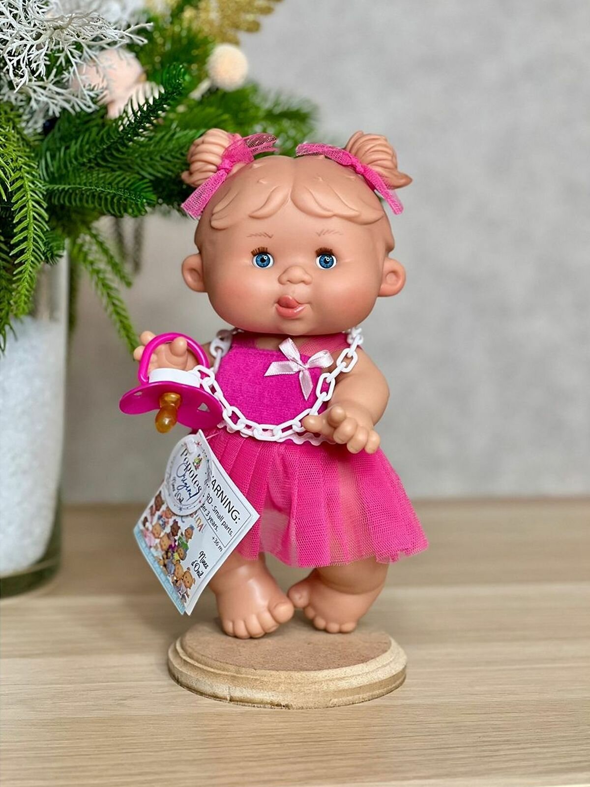 Пупс Nines 26 см PEPOTE с закрывающими глазками