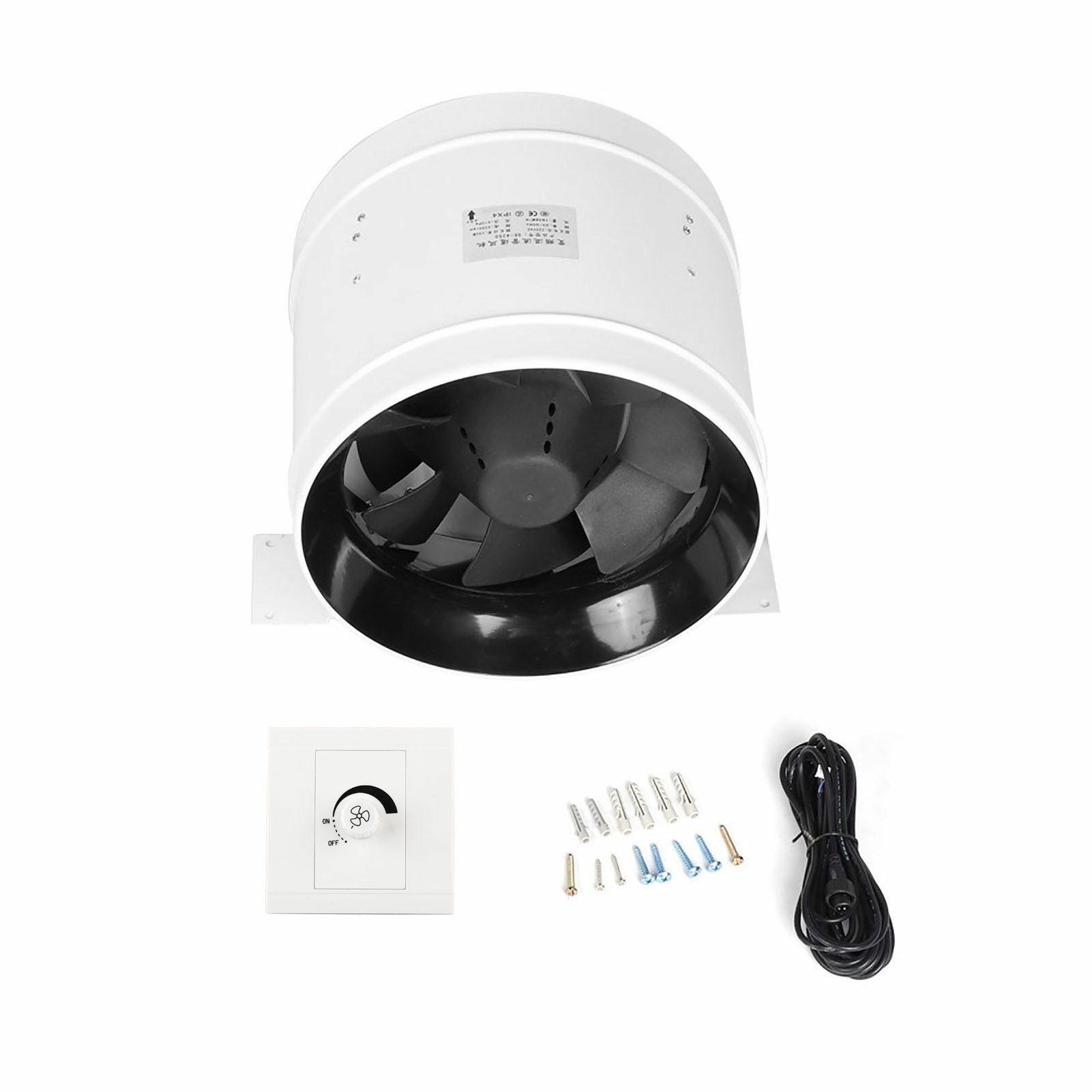 10 дюймовый вентилятор, 1065 CFM, регулируемая скорость