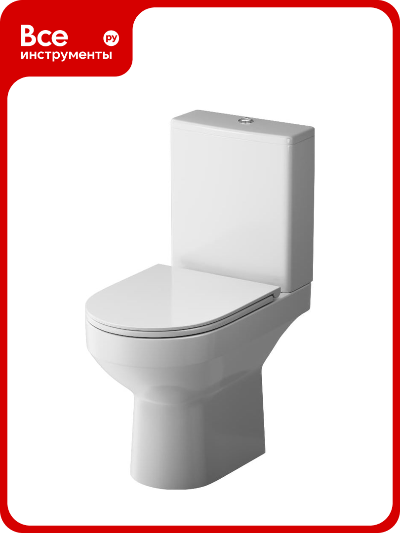 Унитаз-компакт AM.PM Spirit V2.0 FlashClean, без сиденья C708600WH