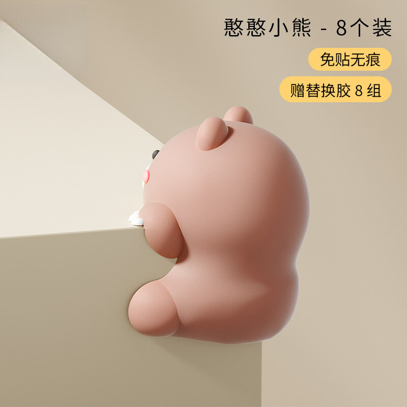 Защитный уголок для стола, мягкий антиударный стикер, мультяшный антиударный полоса, защитная обертка для стола, вытяжки, окна, утолщенная Китай