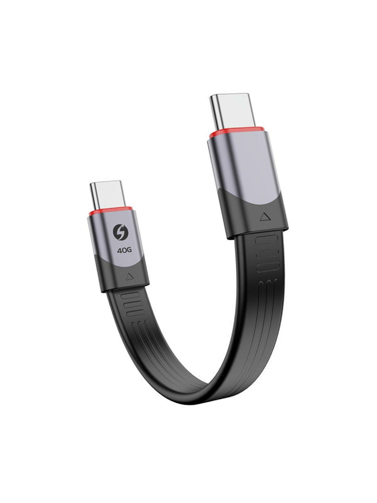 Кабель для передачи данных USB4, 15 см, удобный для переноски, технология FPC USB Chargin