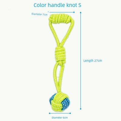 Игрушка для собак, прочная жевательная веревка для чистки зубов, для крупных собак, голден ретривер, лабрадор, узловая