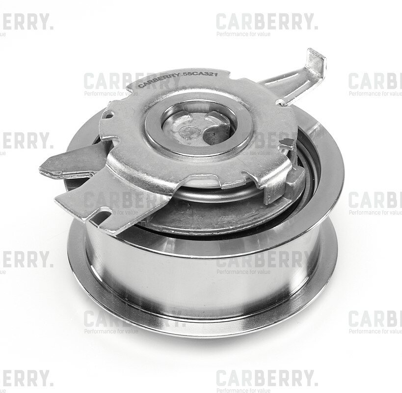 Ролик натяжителя ремня CARBERRY ГРМ AUDI A3, A4, A4 Allroad, A5, A6, Q3, Q5, TT 03->, SKODA Fabia, Octavia, Rapid, Roomster, Superb, Yeti 04->, VW Amarok, Caddy, Golf, Jetta, Crafter, Passat, Polo, Tig (55CA321)