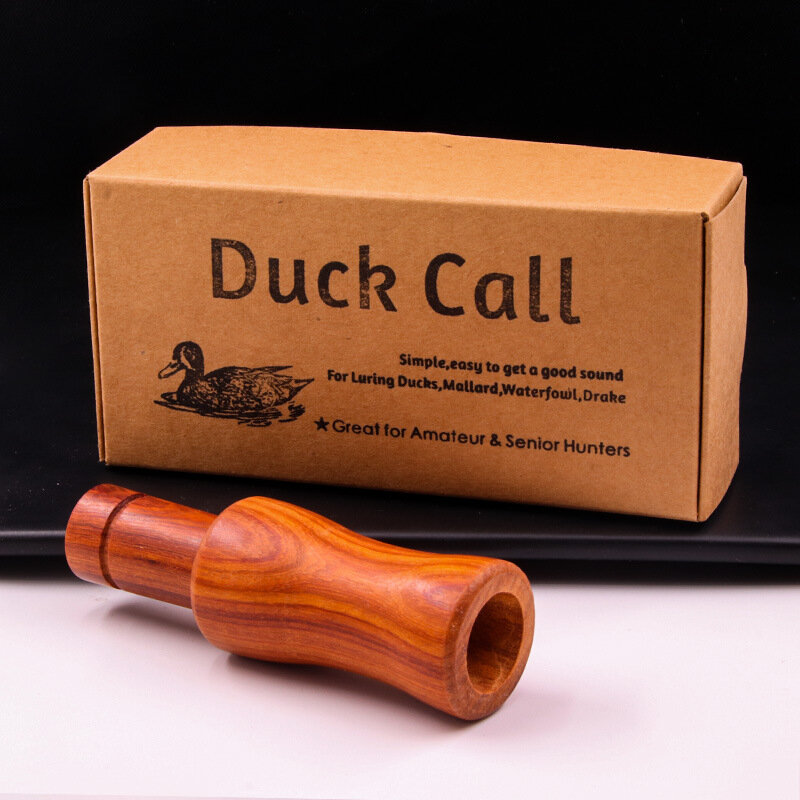 Свисток из красного дерева, деревянный свисток, уличный свисток для уток, приманка для диких уток, имитация зова мандаринки, привлекающий черепаху