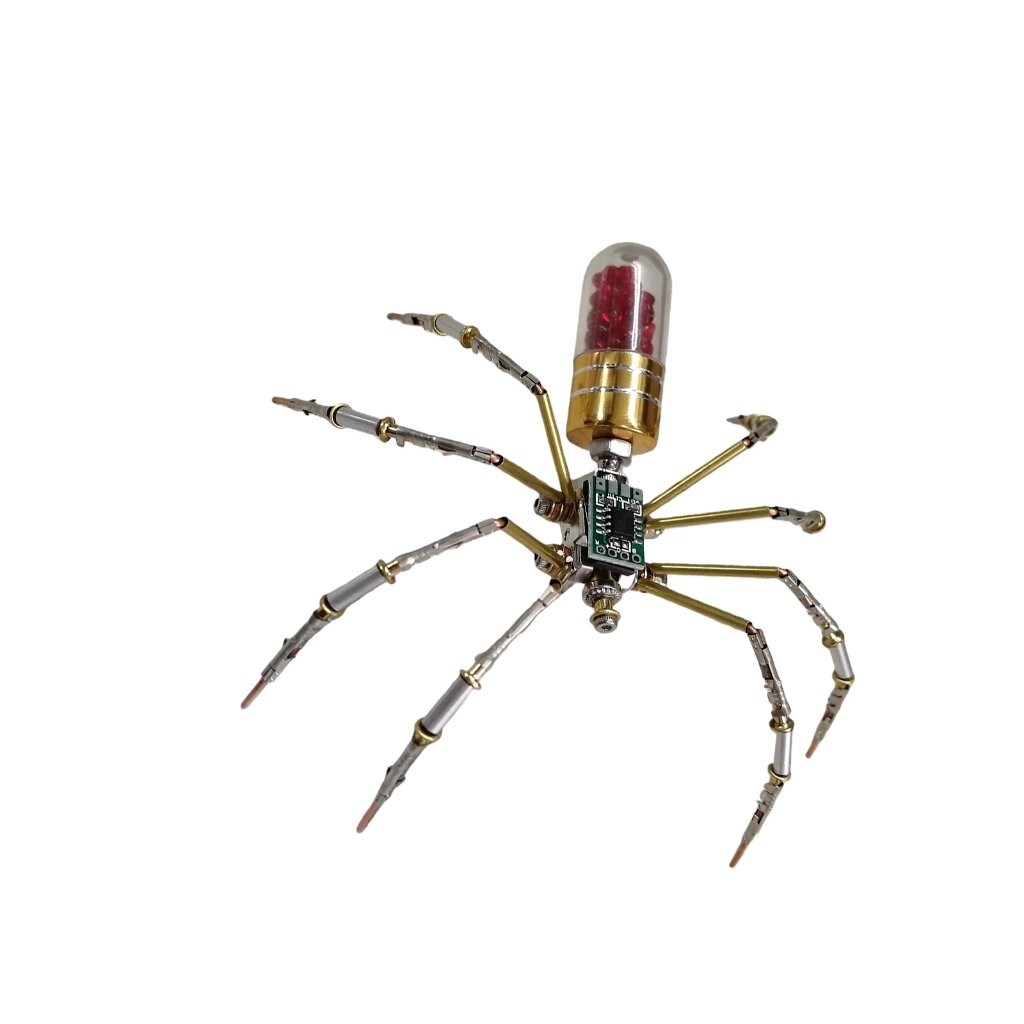 Механический часовой механизм в стиле стимпанк, модель diy spider-золото