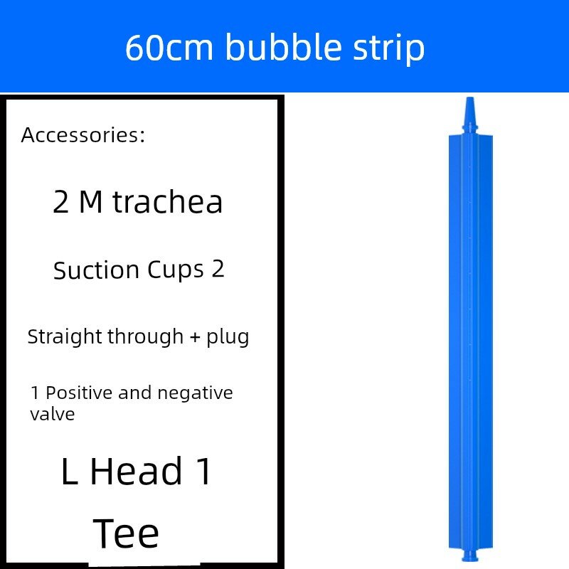 Аэрационная лента для аквариума, камень-аэратор в стиле водопада, диффузор для аквариумного ландшафта 60 см пузырьковая