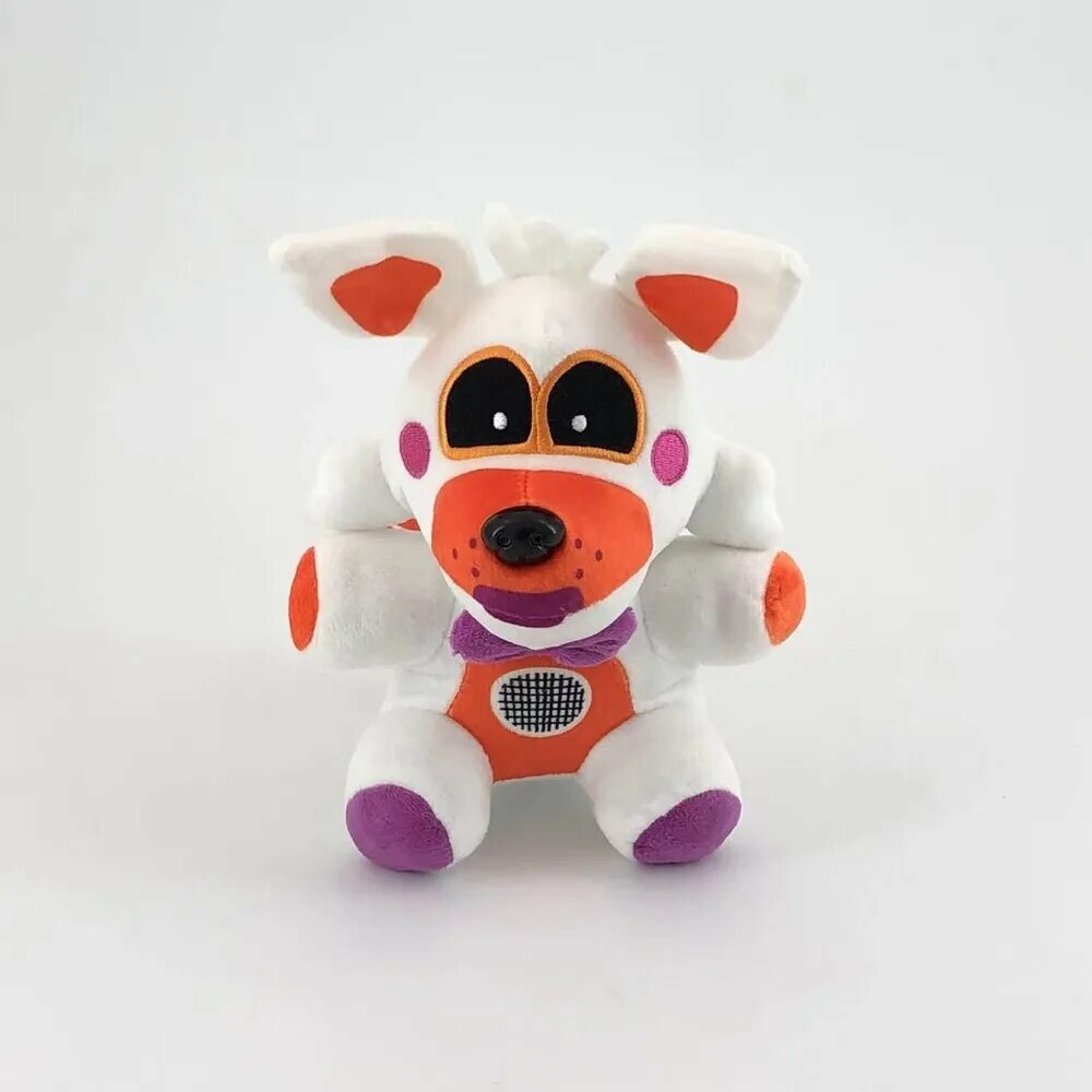 Набор 5 мягких игрушек - Аниматроники 5 ночей Зеленая Цирковой малыш Funtime Foxy Эннард Плюш Ballora Plush Funtime) 20 см (Five Nights FNA)