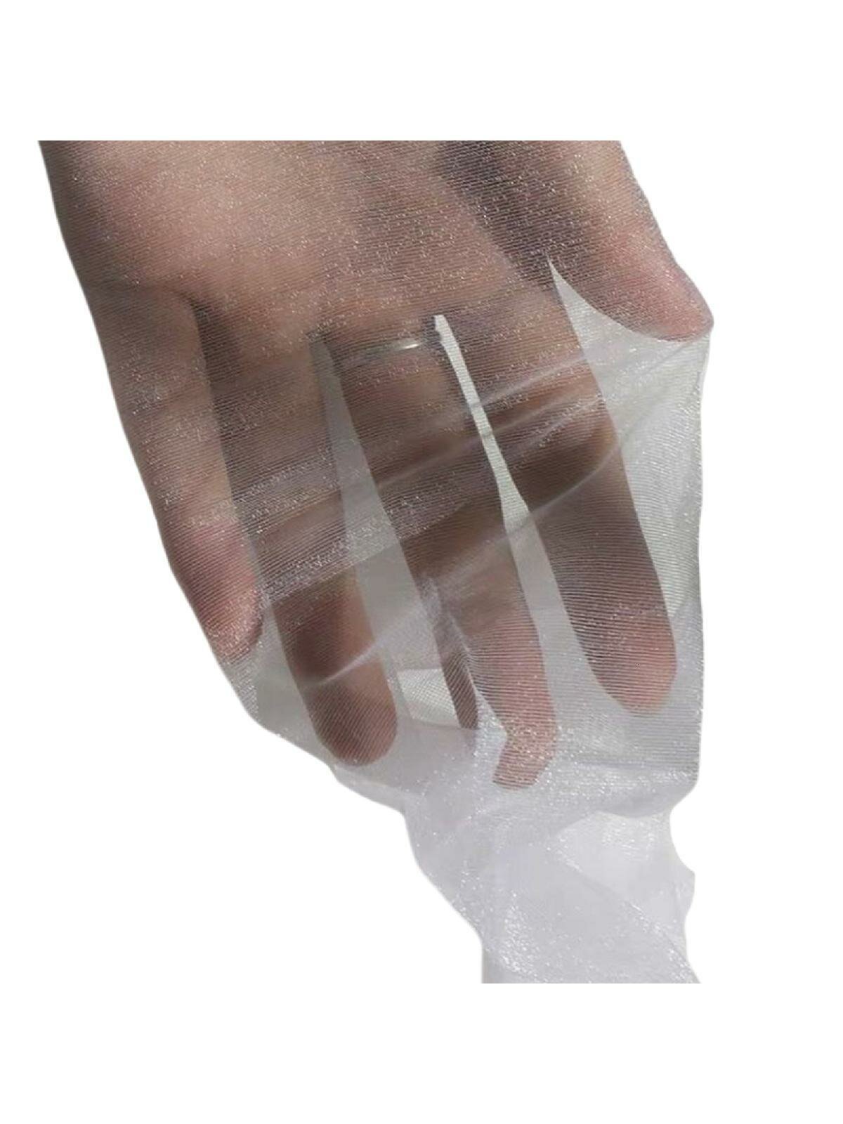 Элегантные блестящие колготки для женщин, Белый