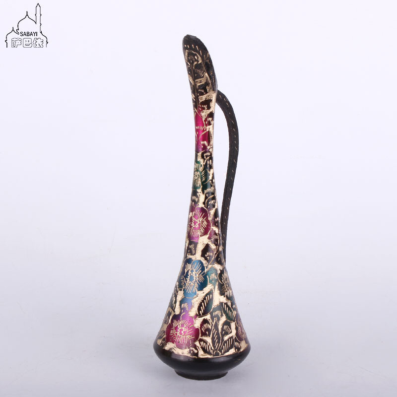 Пакистанское медное изделие, современная модная поделка, подарок, украшение, ручная работа, медная ваза с одним цветком