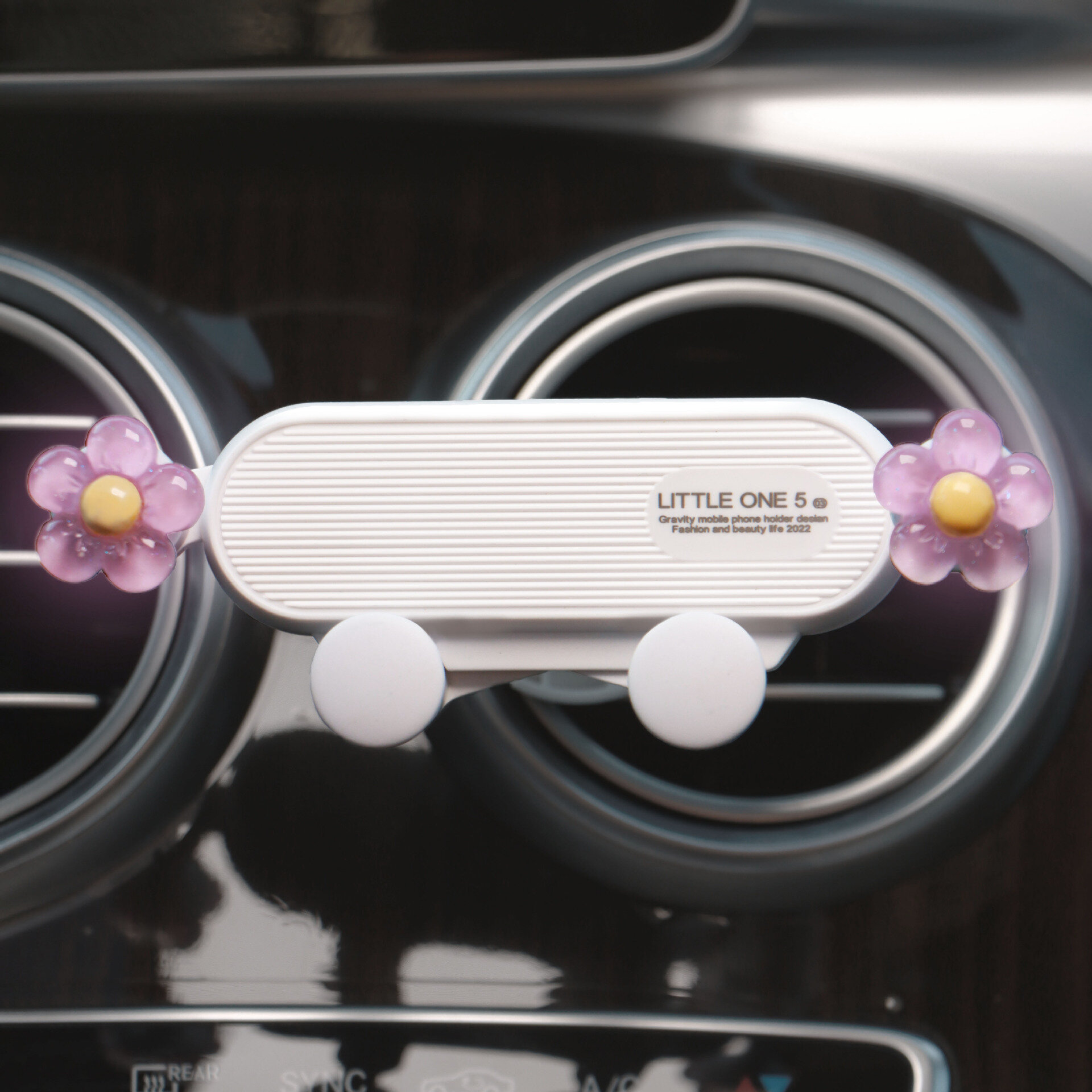 Держатель для телефона в машину, мультяшный, модель 2025, крепление на воздуховод, подставка для телефона