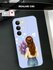 Чехол на Realme C85 / Реалми C85 с принтом Девушка с фиолетовым букетом
