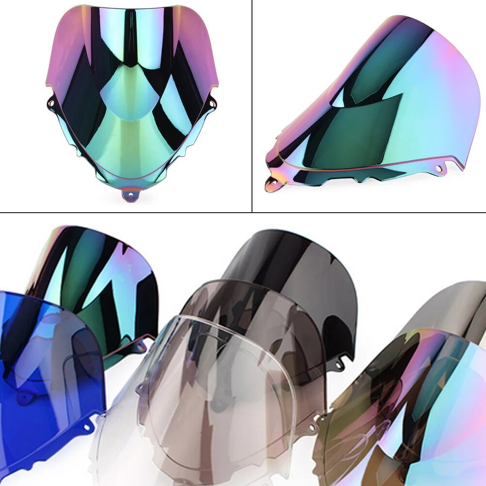 Лобовое стекло для SUZUKI Katana GSX600F GSX750F GSX 600F 750F 1998-2008 двойной пузырь ветровое стекло аксессуары для мотоциклов обтекатель Iridium