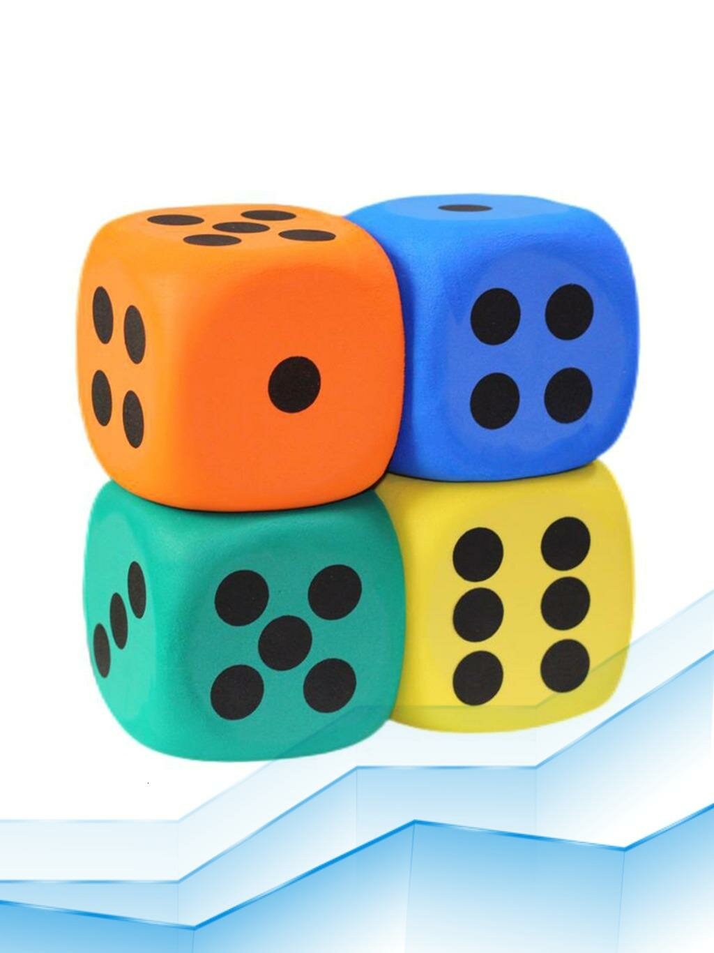 Шестигранные точечные кубики, Случайный цвет