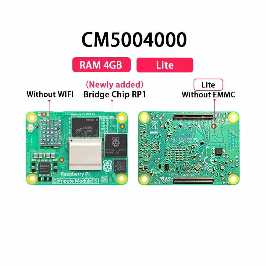 Raspberry Pi Compute Module 5 CM5004000 Lite 4GB