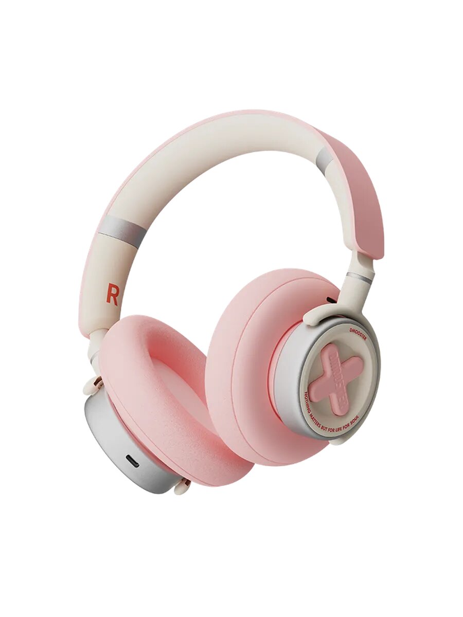 Наушники Elephant Nose D19PRO, Розовый, ANC,5.4, Простр. Звук