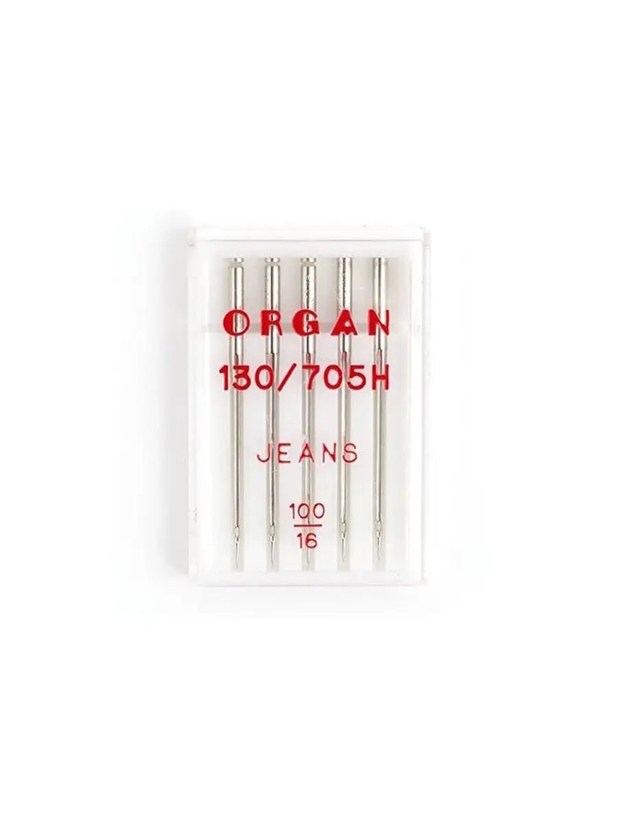 Иглы для бытовых швейных машин №100, 5 шт
