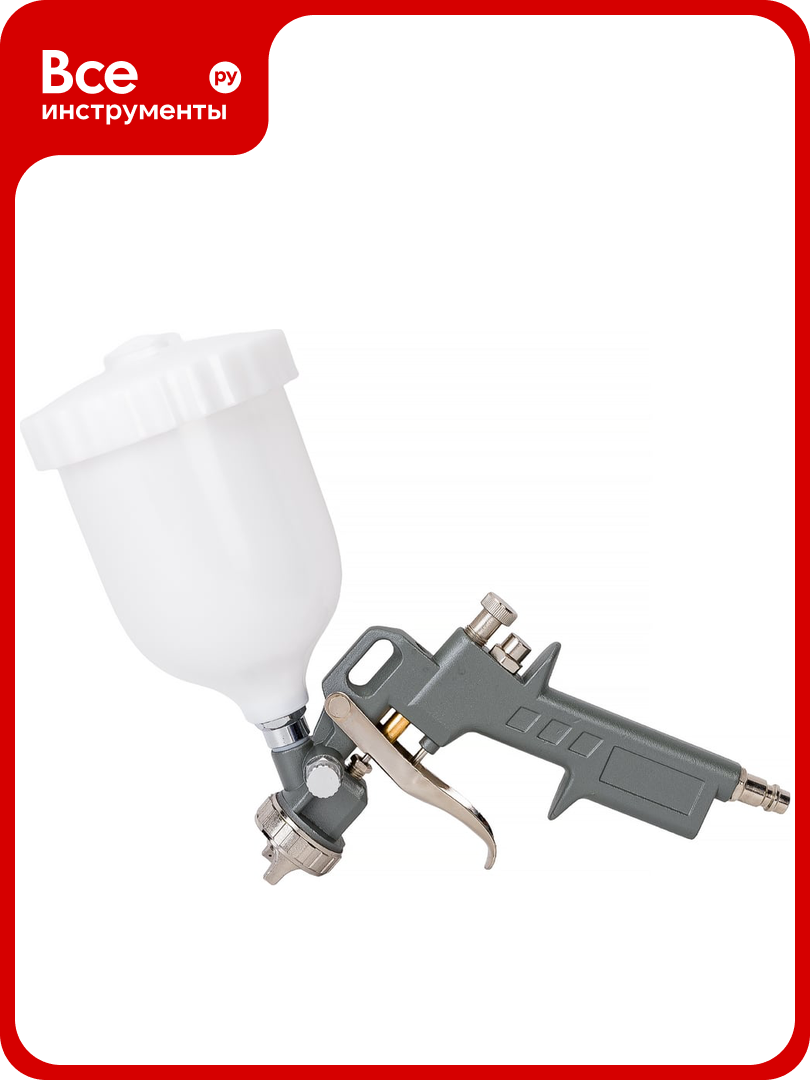 Краскораспылитель с верхним бачком Pegas pneumatic 1.5 мм 2707