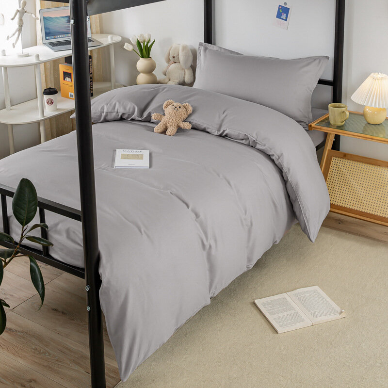 Армейский зеленый трехкомпонентный комплект из чистого хлопка, студенческий трехкомпонентный комплект из чистого