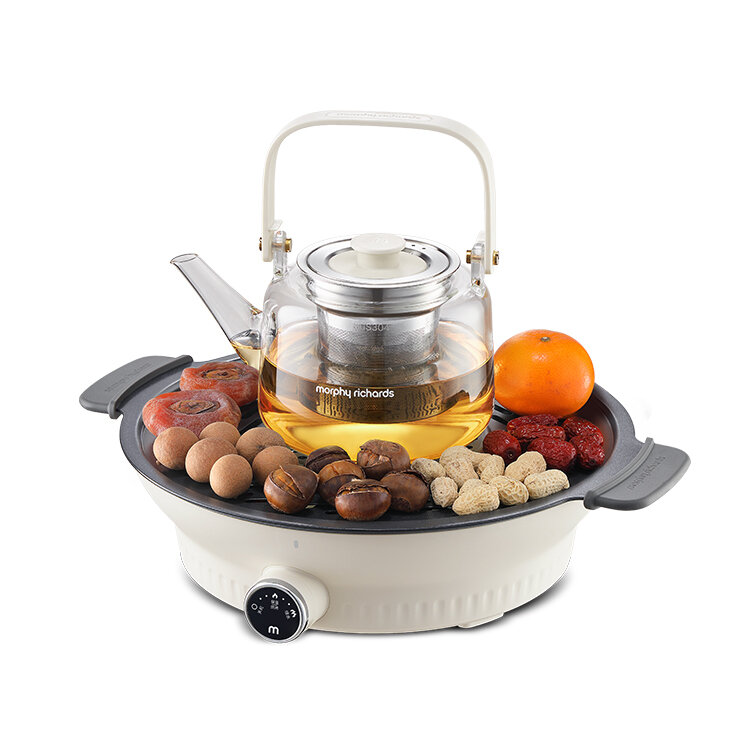 Электрочайник Morphy Richards "MR6083", пластик, колба из стекла, нержавеющая сталь, 2200 Вт