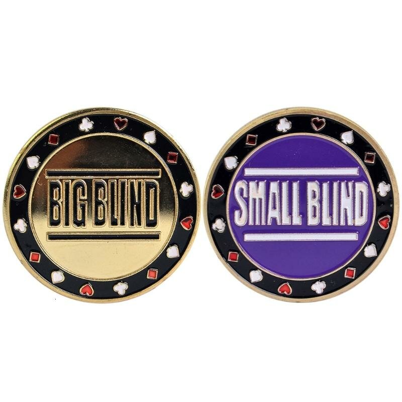 Металлические фишки для покера, 2шт