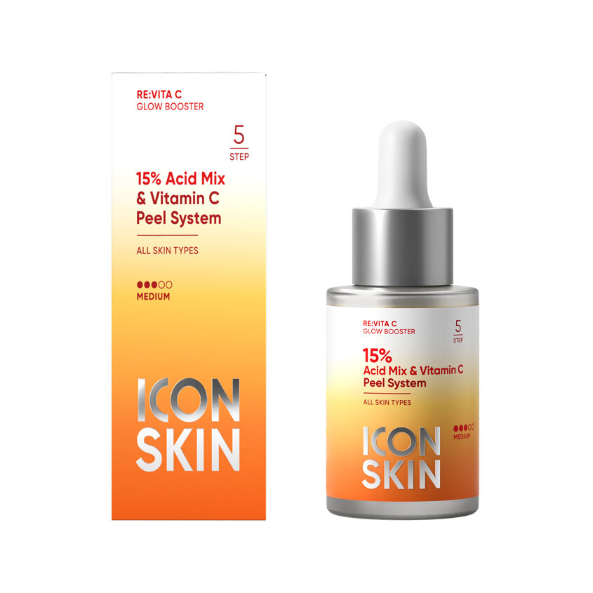 Пилинг для лица ICON SKIN с витамином С 30 мл