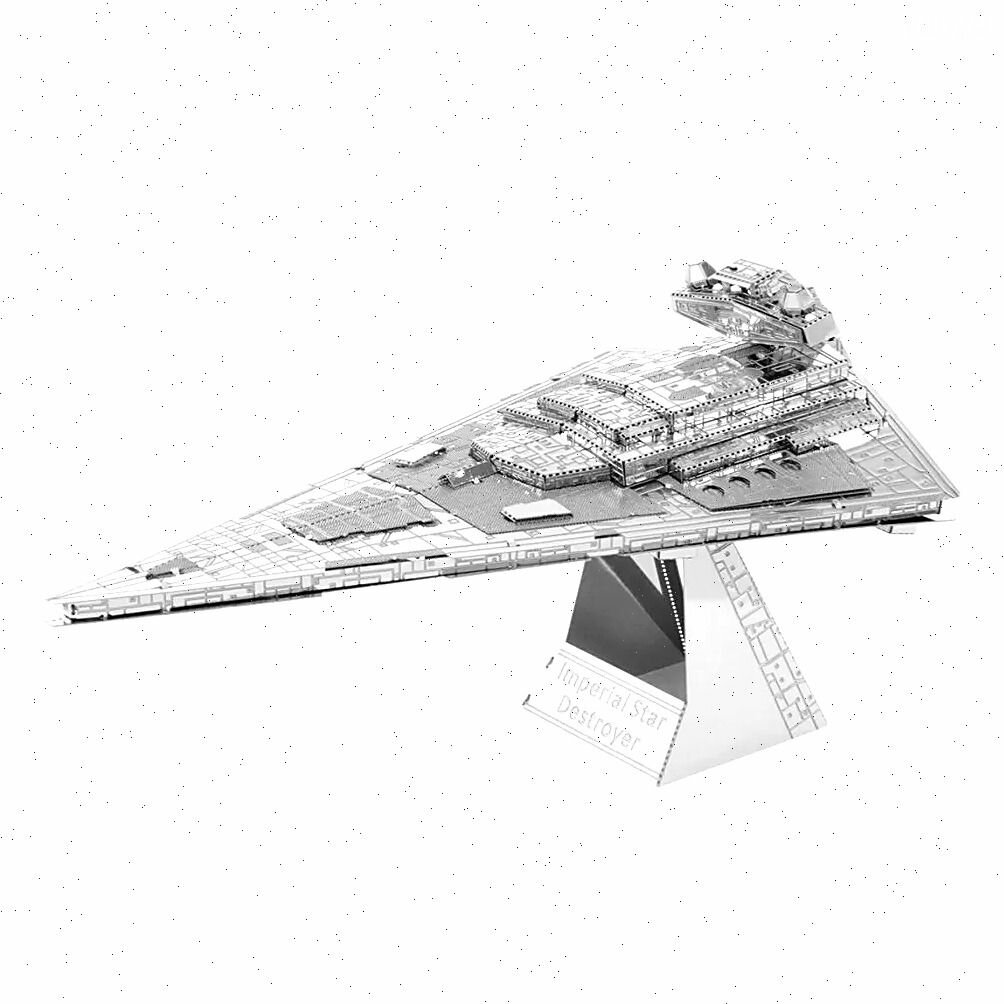 Конструктор Star Wars "Имперский разрушитель", металл, 3D, сборная модель, тематика космос, 10 см