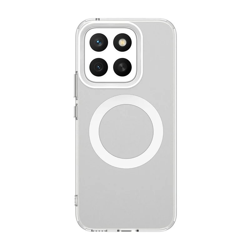 Магнитный матовый чехол для телефона Honor X8c 4G с беспроводной зарядкой Magsafe для Honor X8c 4G чехол задняя крышка для Honor X8c 4G Белый, White