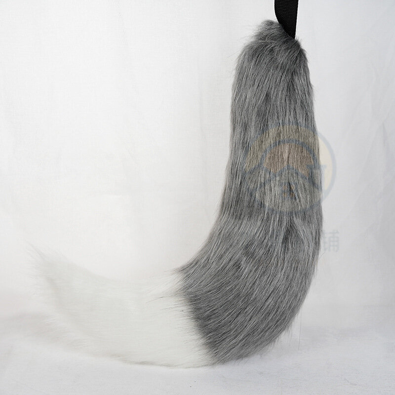 Аниме большие ручные плюшевые уши и хвост животного, аксессуары для косплея, хвост лисы, хвост волка, аксессуары для Comic Con