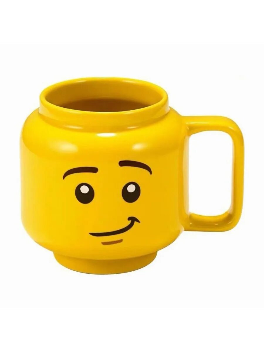 STARTOVALI Набор кружек LEGO, 300 мл, 1 шт: Желтый