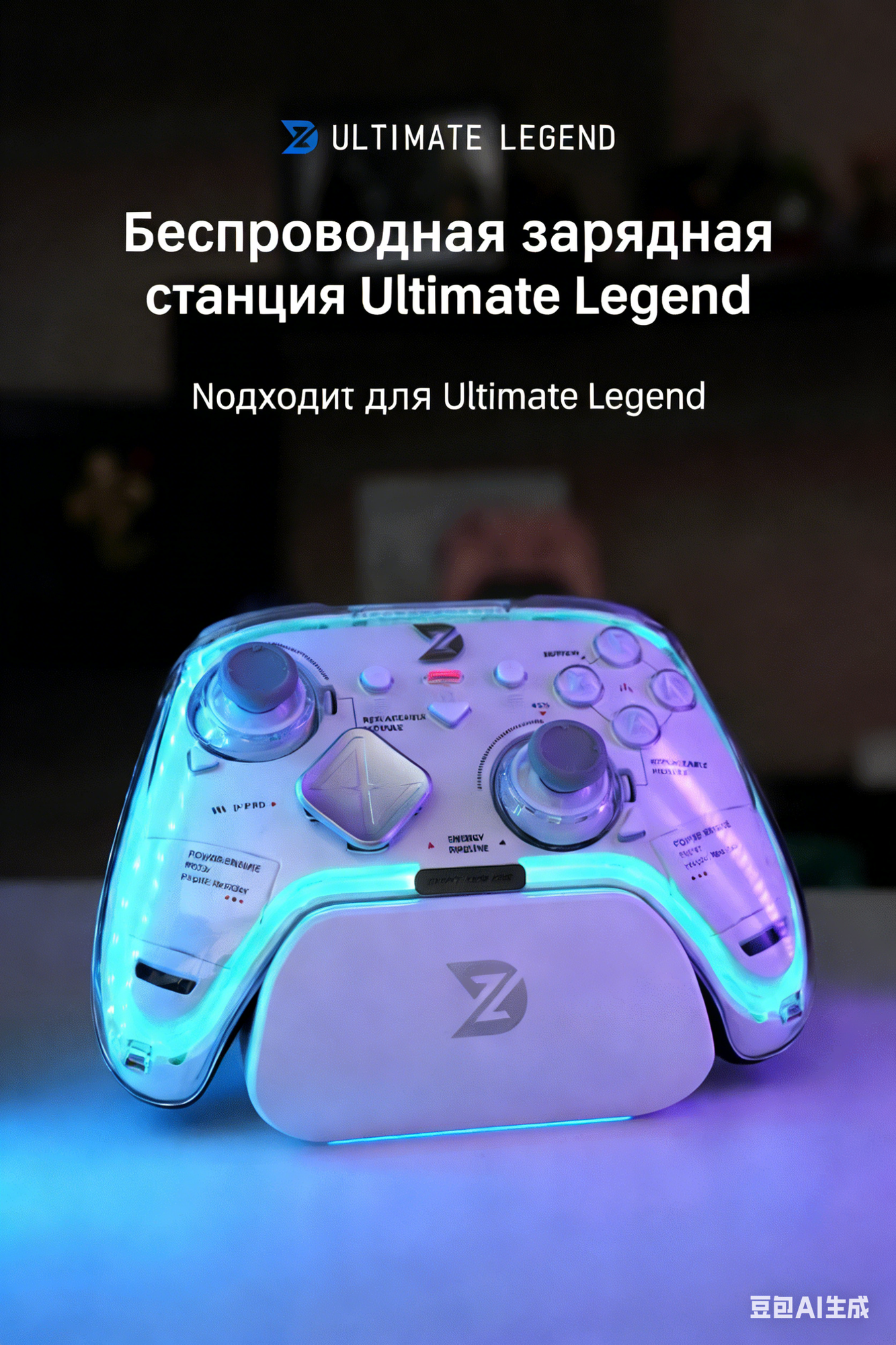 ZD Zhidong U Ultimate Legends+ Стойка для зарядки беспроводной геймпад для ПК, Телефона, Nintendo, Steam Deck