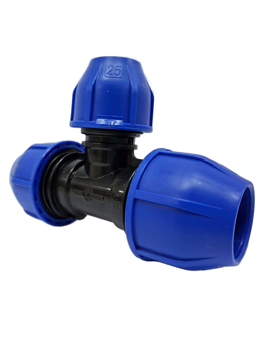 Тройник компрессионный переходной RTP ПНД 32х25х32, PN16 (11595 (RTP))