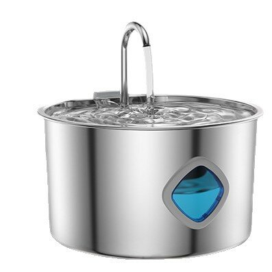 Умный диспенсер для воды из нержавеющей стали с автоматической циркуляцией, фильтрованная вода, автоматический датчик для воды для кошек, диспенсер для воды для собак