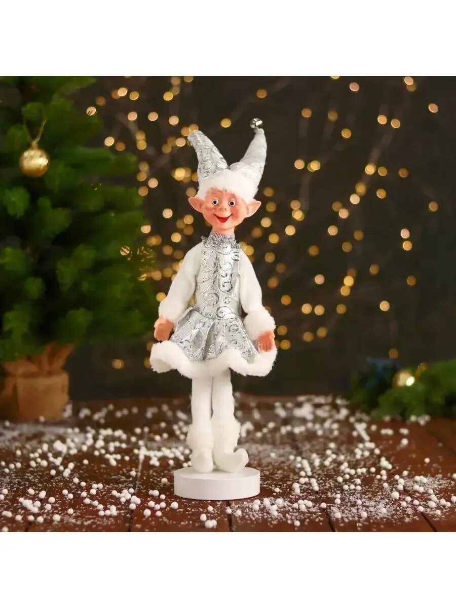 Новогодний Шут интерьерный 30 см