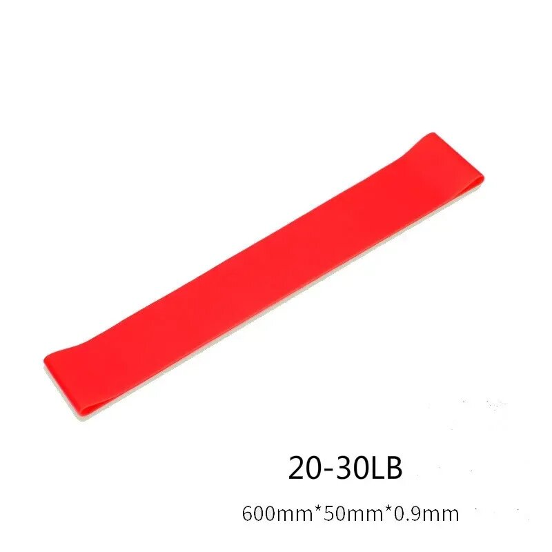 1 шт, эспандеры для йоги, фитнес-резинка, эластичный набор, эспандеры для бедер, Красный, Red-20LB