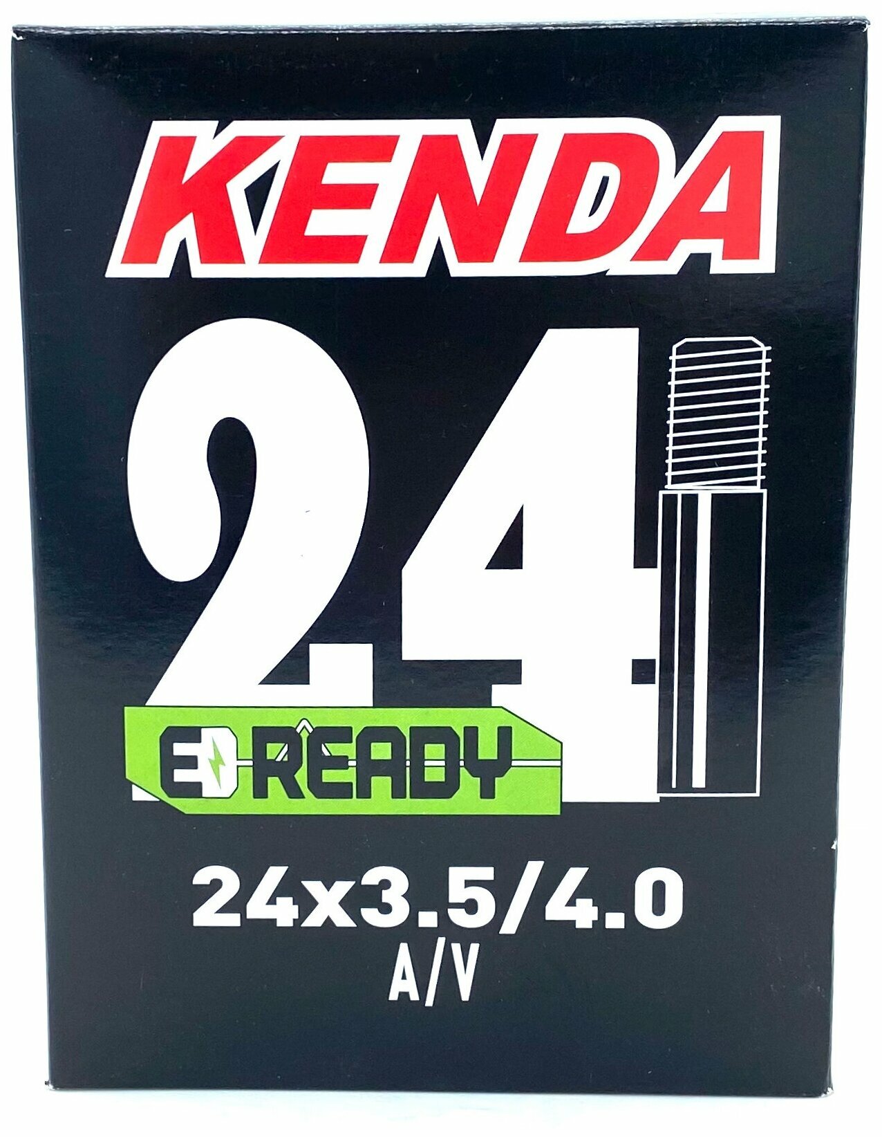 Камера велосипедная Kenda 24"x3.50-4.00 стенка 1.00 мм a/v наппель