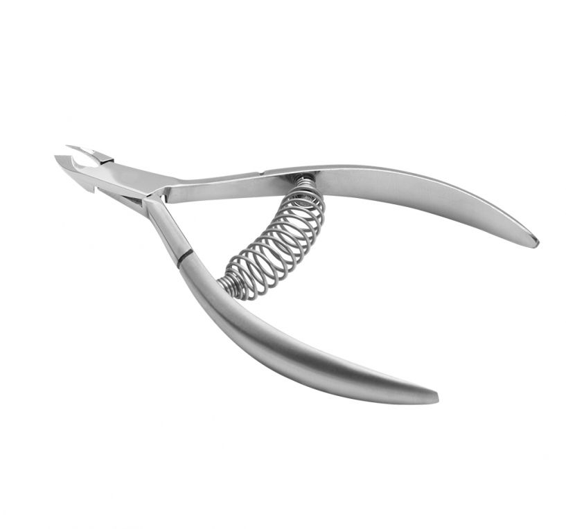 Кусачки SK15/4, для кутикулы, профессиональные, ручная заточка, металл, серебристые