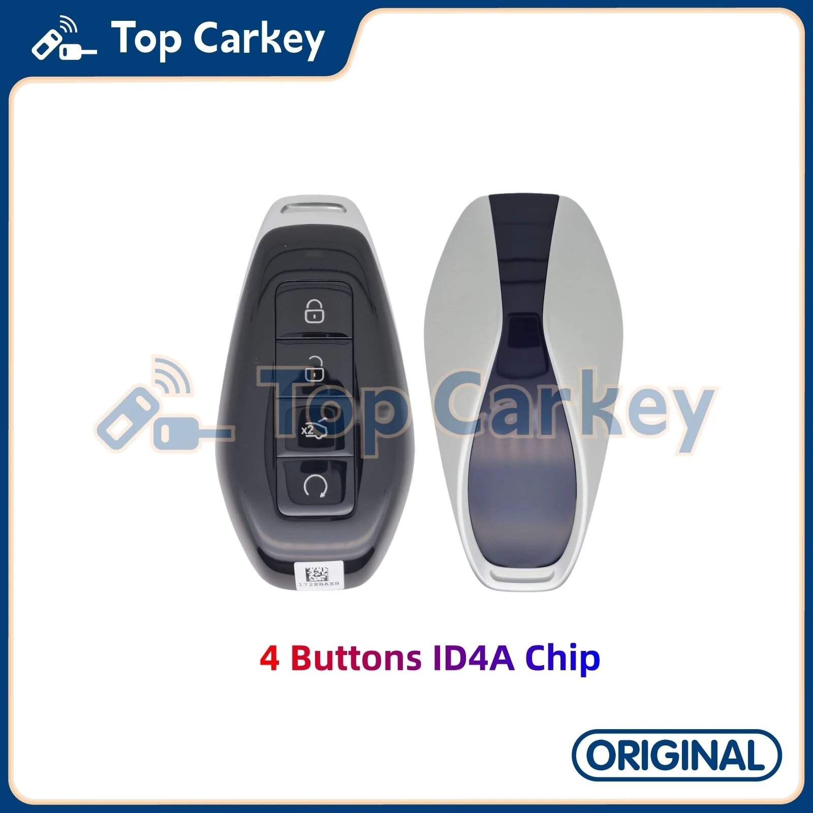 TopCarkey оригинальный OEM умный дистанционный ключ без ключа ID46/4A чип 433 МГц для BYD Denza D9 DM-i EV N7 N8 N9 DENZA Z9