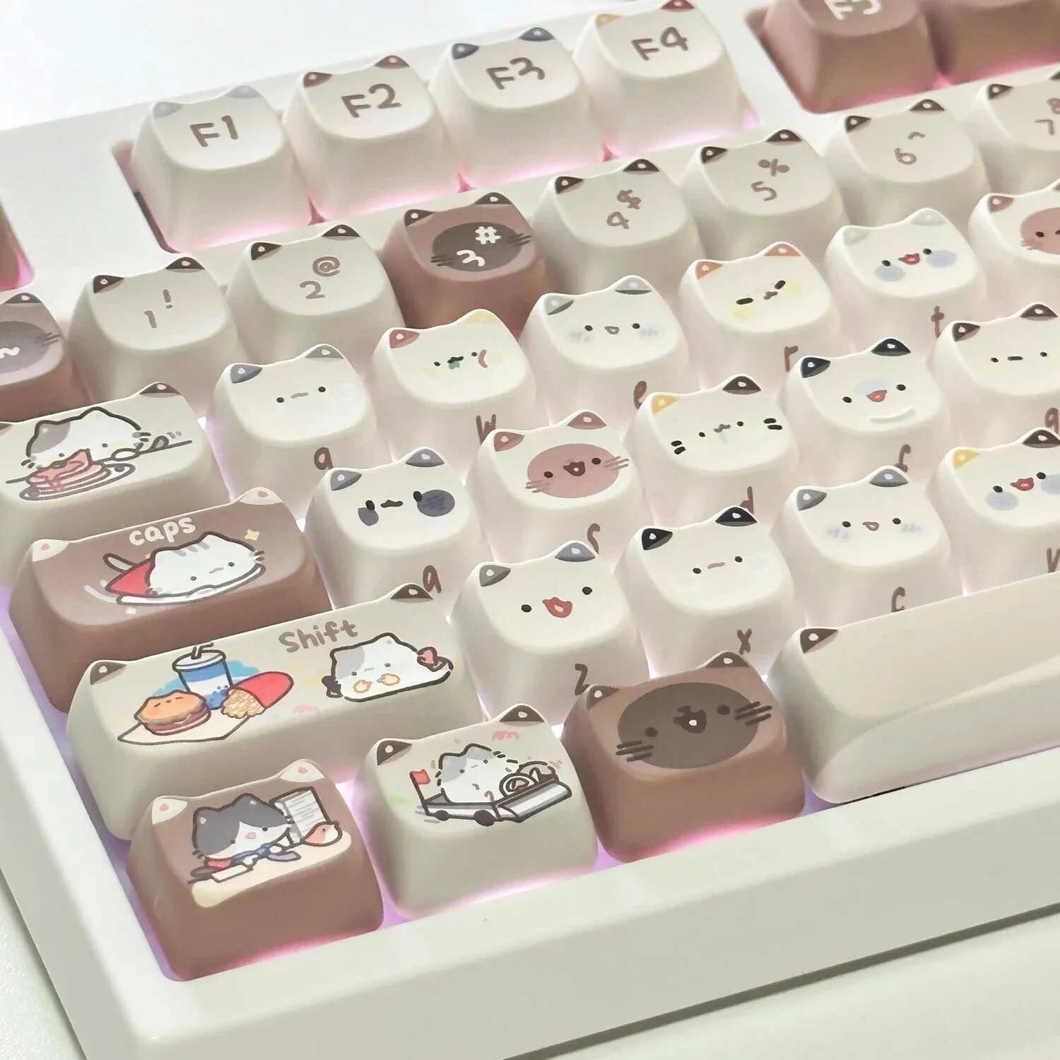 DUTRIEUX Cat Keys колпачки для клавиатуры, just keycaps A