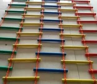 Детская лестница для лазания, оборудование для упражнений в помещении, цветная лестница для лазания, семейная лестница для детского сада, деревянная развлекательная лестница, мягкая лестница